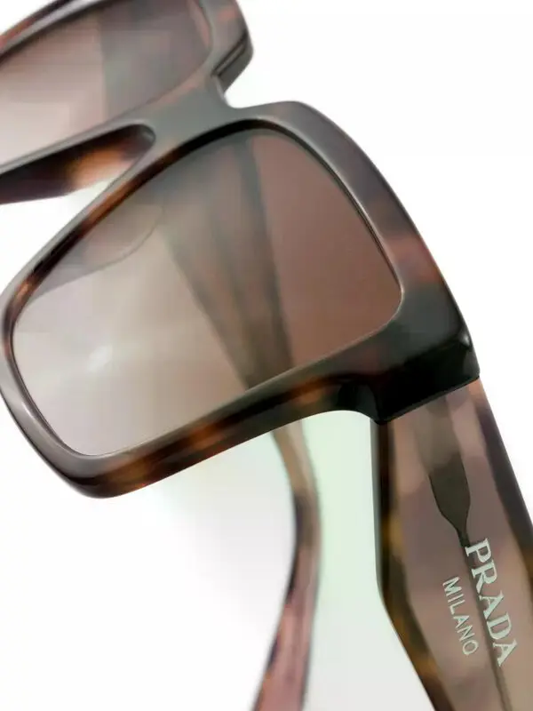 Prada Tortoiseshell-effect Sunglasses