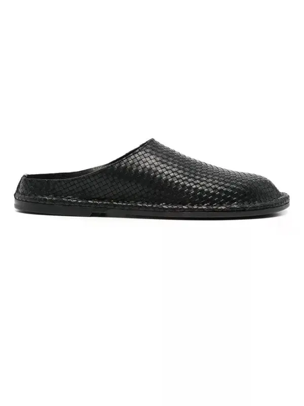 BUTTERO® Woven Leather Slippers