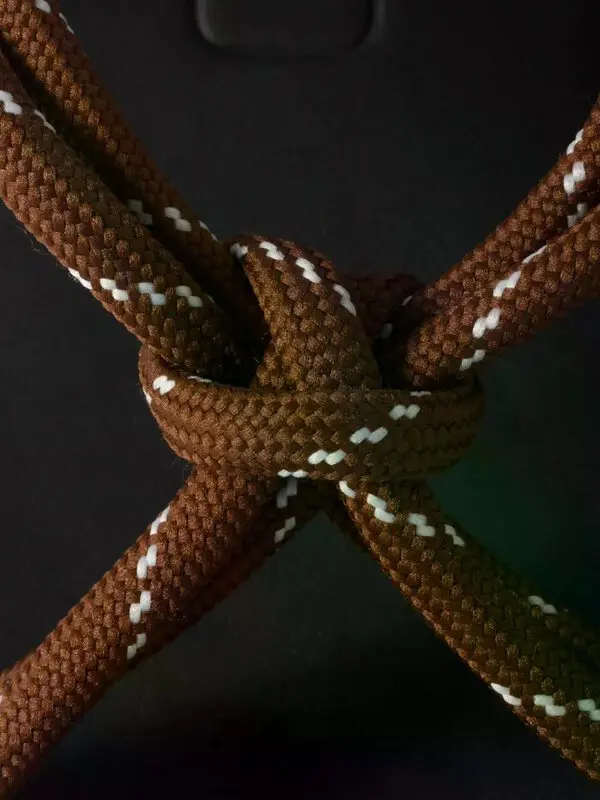 Miu Miu Rivière Knotted Flat Sandals - Brown