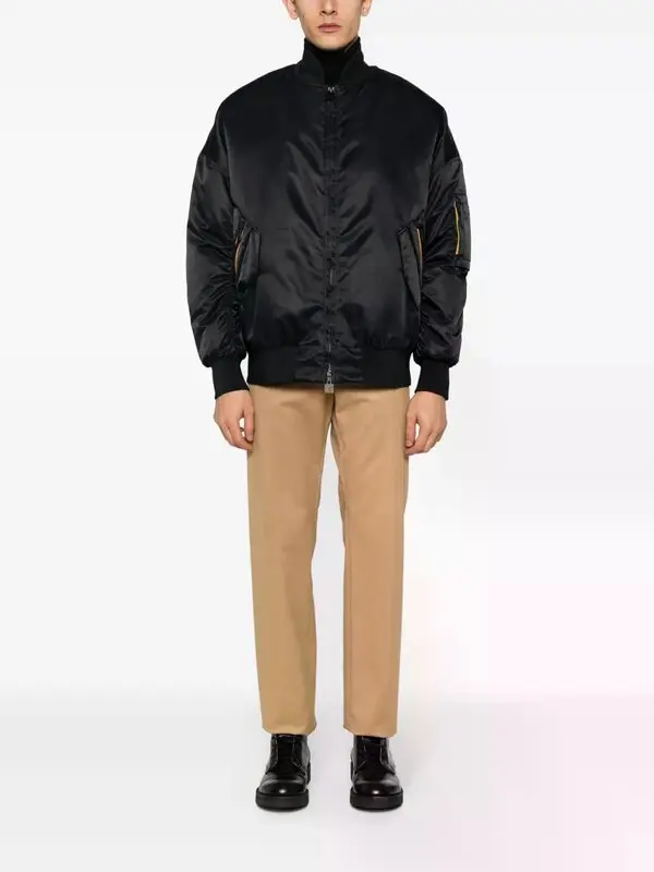 K-WAY Londony Satin-finish Bomber Jacket