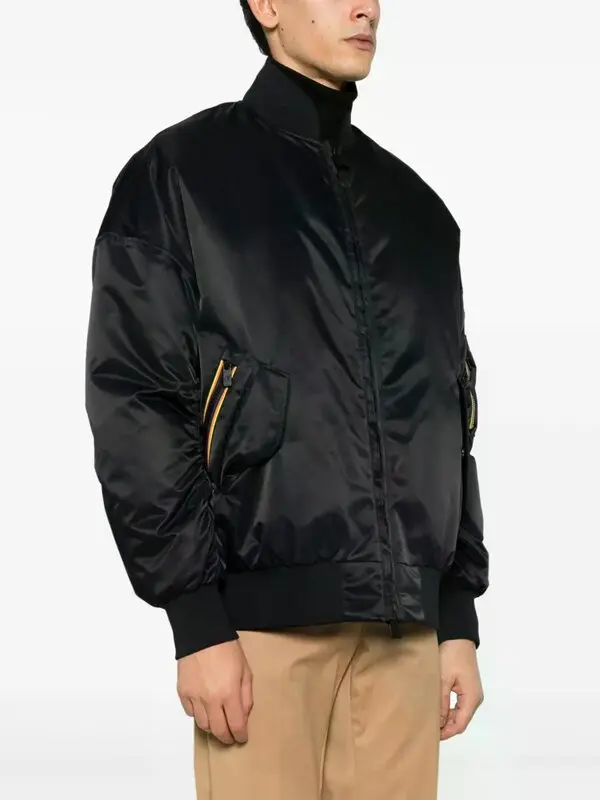 K-WAY Londony Satin-finish Bomber Jacket