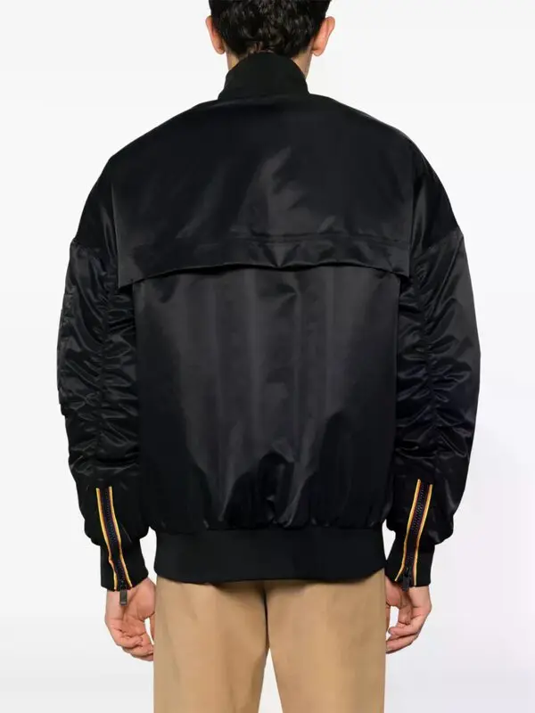K-WAY Londony Satin-finish Bomber Jacket