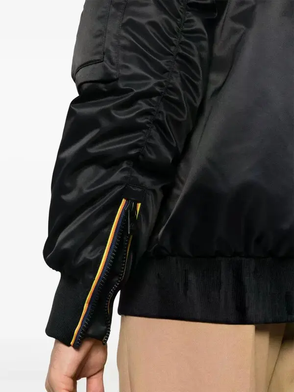 K-WAY Londony Satin-finish Bomber Jacket