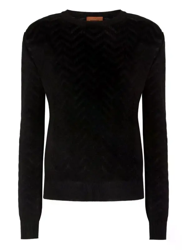 Missoni Chevron-motif Crewneck Sweater