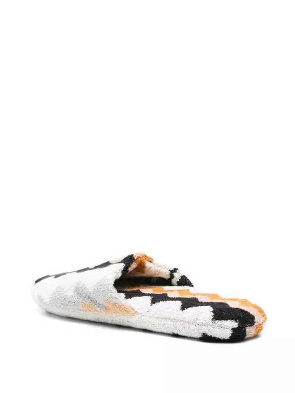 Missoni Zigzag-woven Slippers - Neutrals