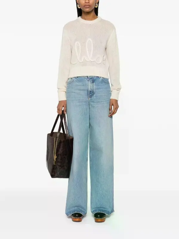 Chloé High-rise Wide-leg Jeans