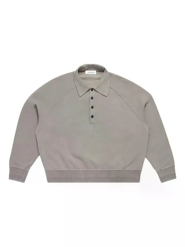 DIOMENE Jersey Polo Shirt - Grey
