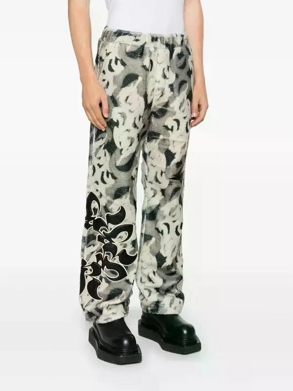 KUSIKOHC Patterned Fleece Trousers