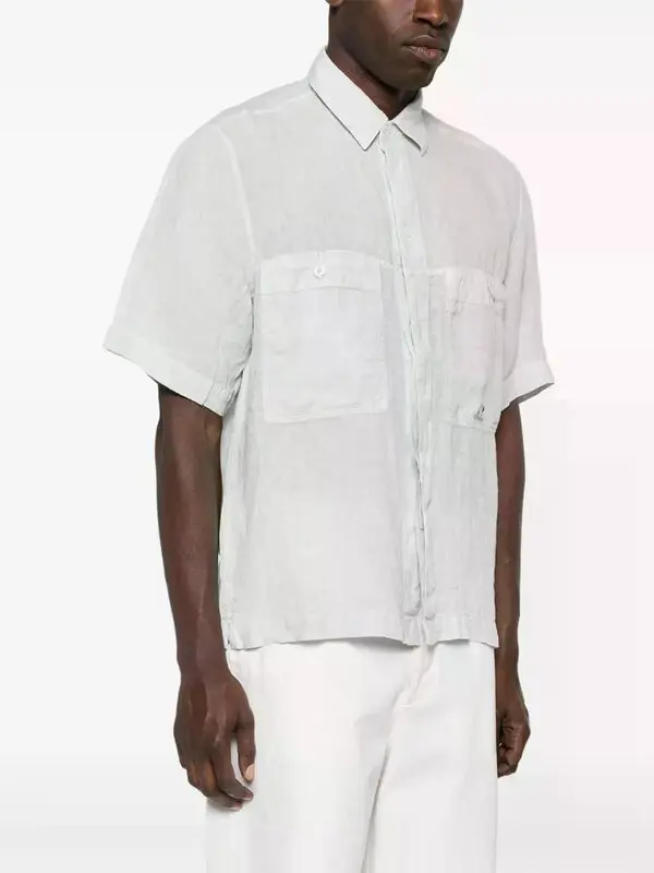 C.P. COMPANY Linen Shirt - Blue