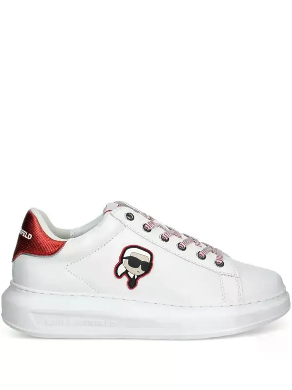 Karl Lagerfeld Kapri Lace-up Sneakers - White