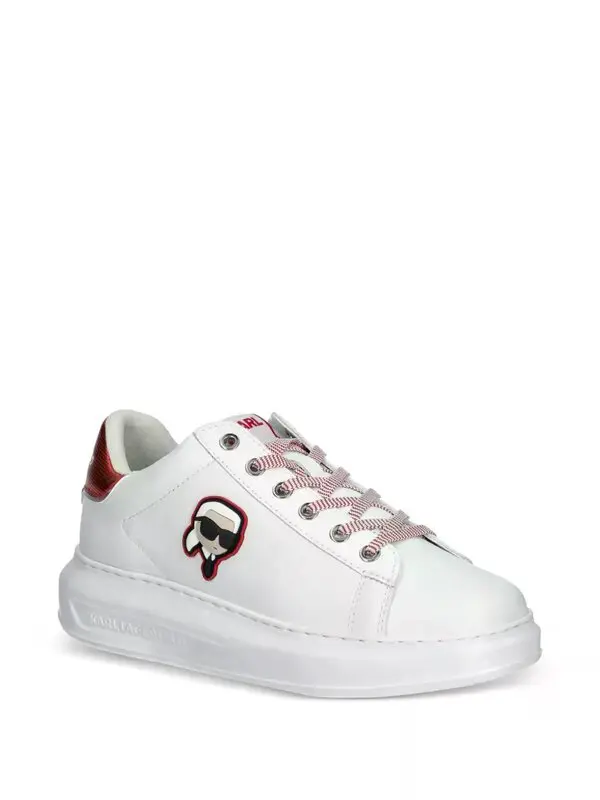Karl Lagerfeld Kapri Lace-up Sneakers - White
