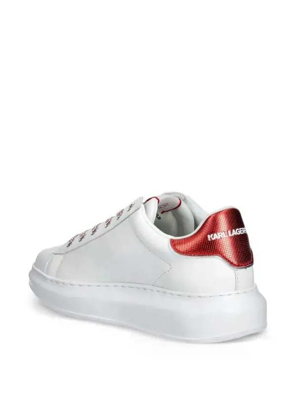 Karl Lagerfeld Kapri Lace-up Sneakers - White
