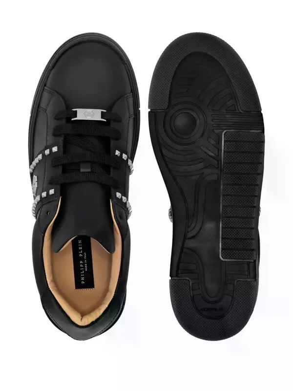 Philipp Plein Lace-up Leather Sneakers