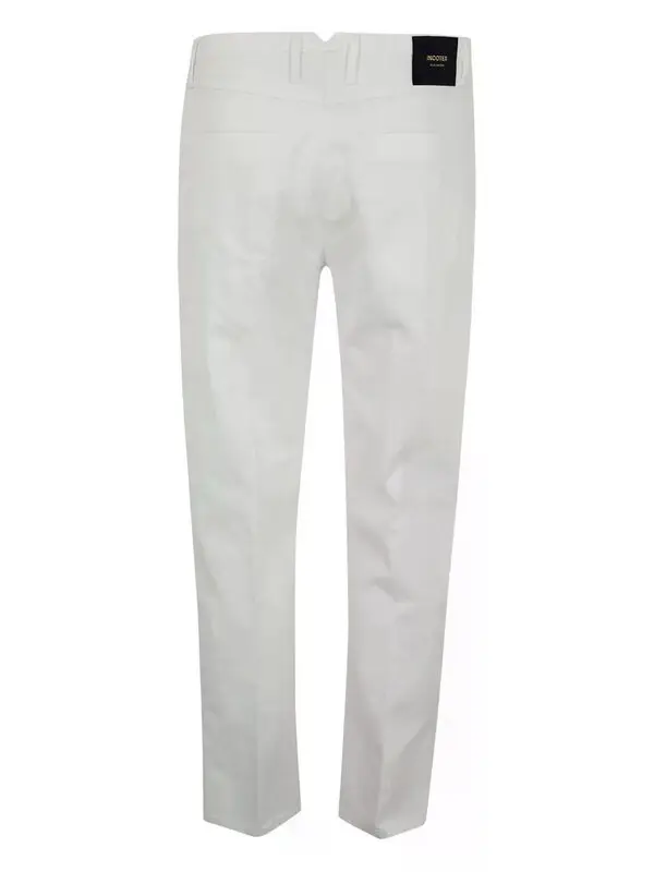 Incotex Logo-patch Trousers
