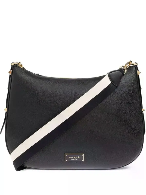 Kate Spade New York Logo-plaque Shoulder Bag - Black