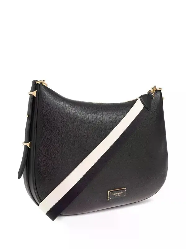 Kate Spade New York Logo-plaque Shoulder Bag - Black