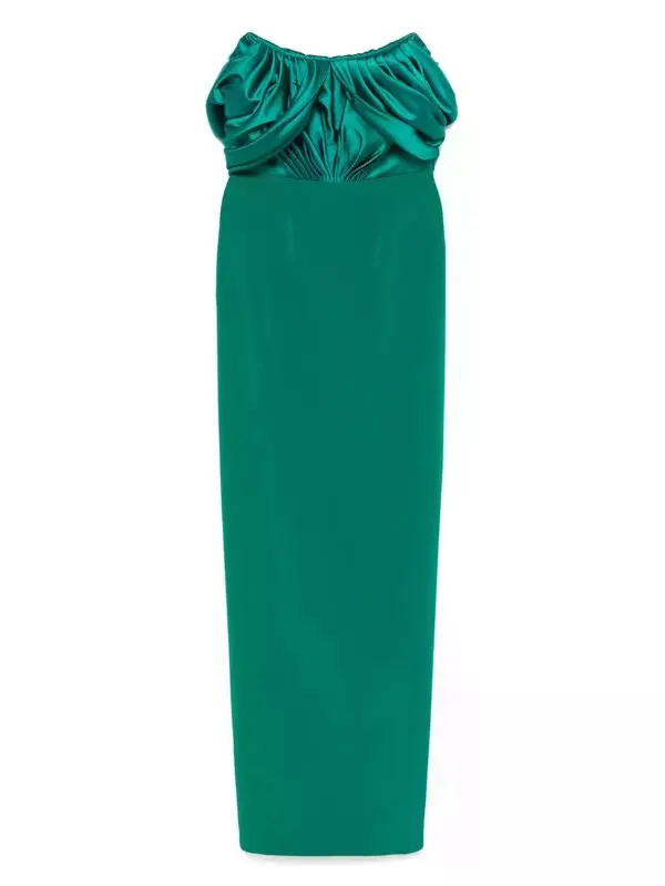 RHEA COSTA Latifa Maxi Dress - Green