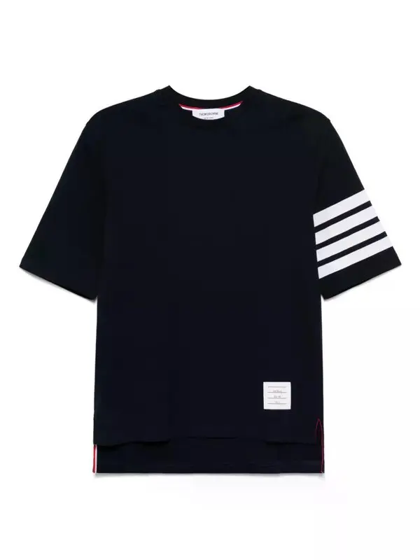 Thom Browne Bar T-shirt - Blue