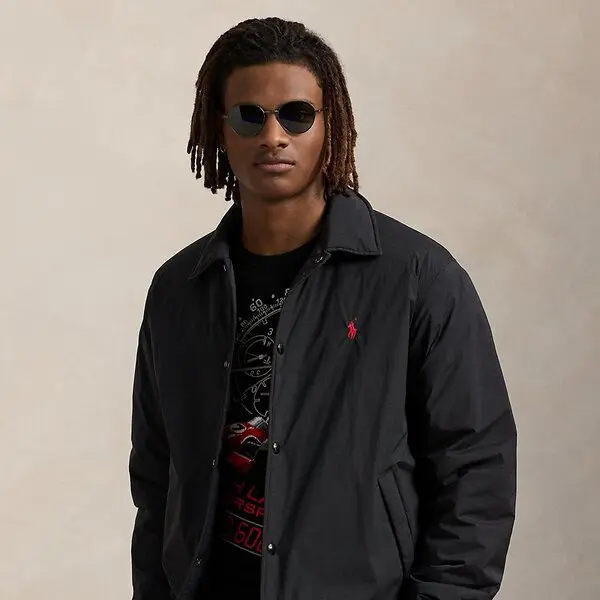 Ralph Lauren Insulated Coach's Jacket - Polo Black