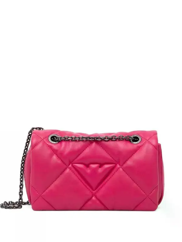 Emporio Armani Quilted Crossbody Bag - Pink