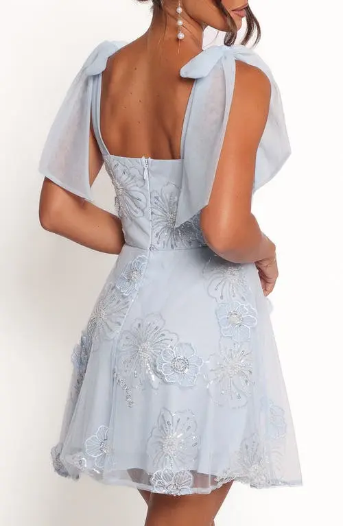 PETAL & PUP Evangeline Embellished Mini Dress
