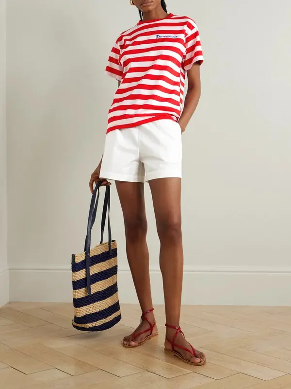 LIDO Cotton-poplin Shorts