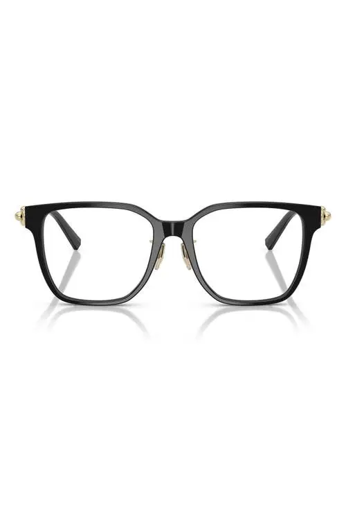 Tiffany & Co. 53mm Square Optical Glasses - Black/demo Lens