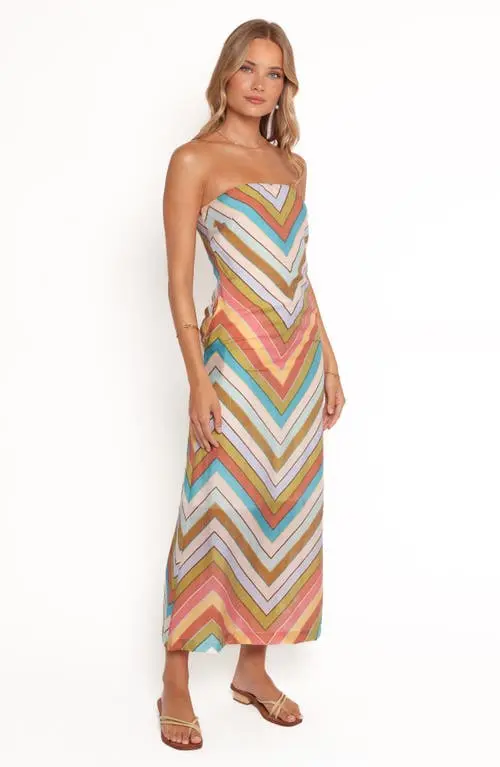 PETAL & PUP Lane Chevron Maxi Sundress