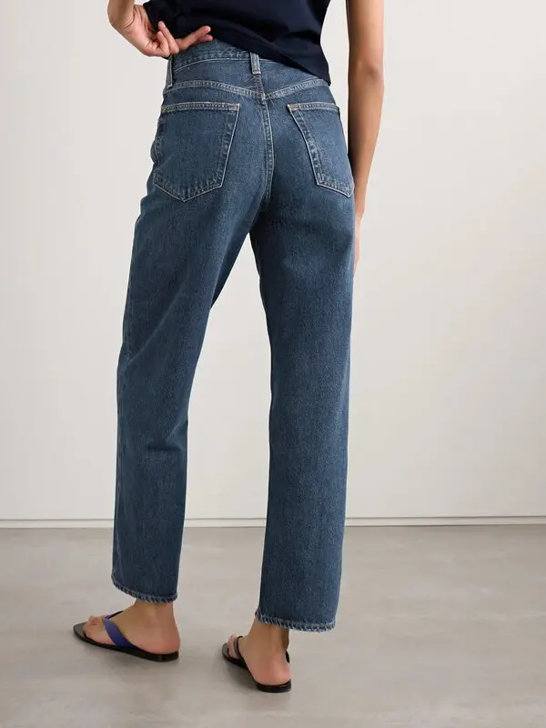 AGOLDE V-waist Baggy Mid-rise Straight-leg Jeans