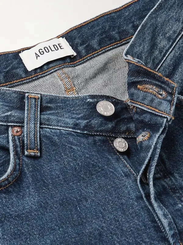 AGOLDE V-waist Baggy Mid-rise Straight-leg Jeans
