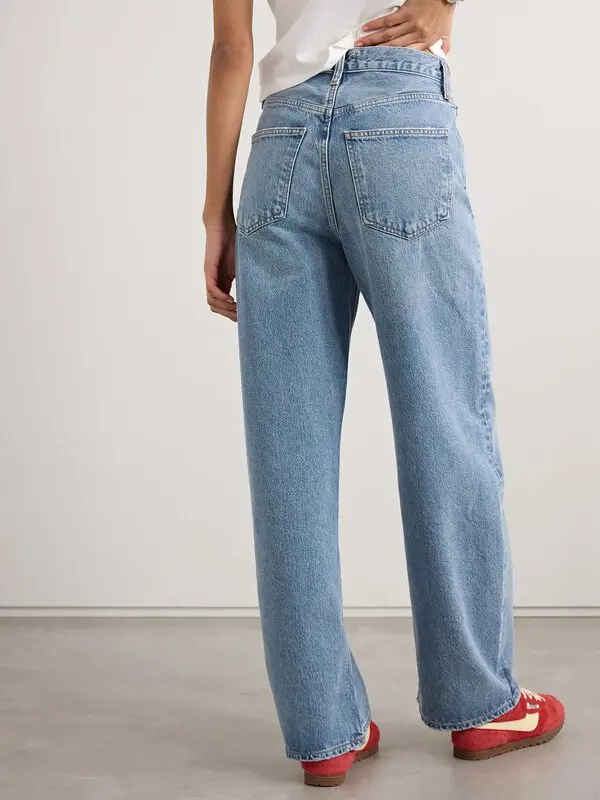 AGOLDE Low Curve Mid-rise Straight-leg Jeans