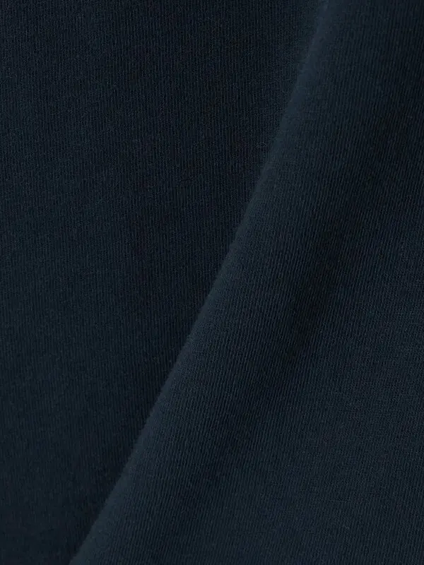 AGOLDE Adine Cropped Organic Cotton-jersey T-shirt - Blue