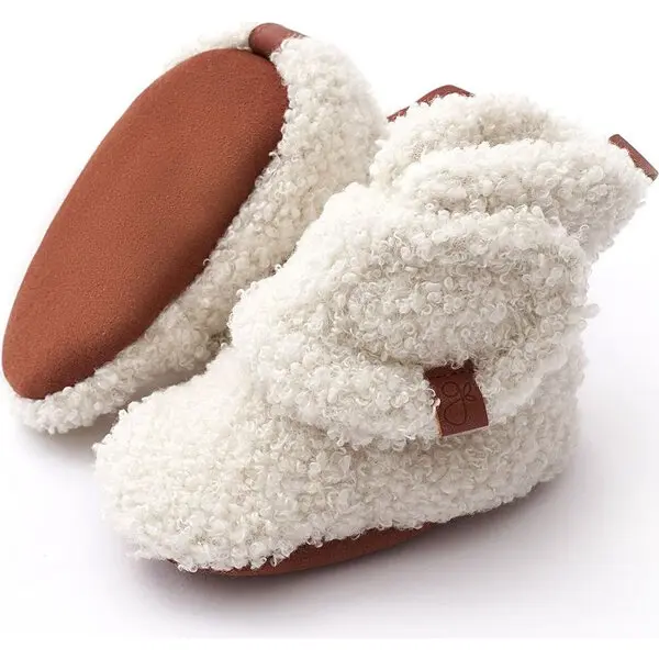 GOUMIKIDS Baby Organic Cotton Boots - Alabaster