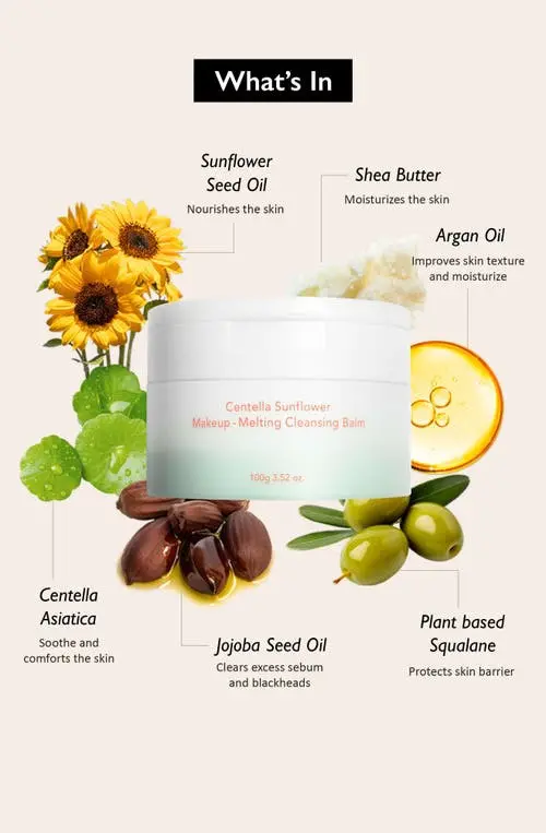 HARUHARU WONDER Centella Sunflower Makeup-melting Cleansing Balm