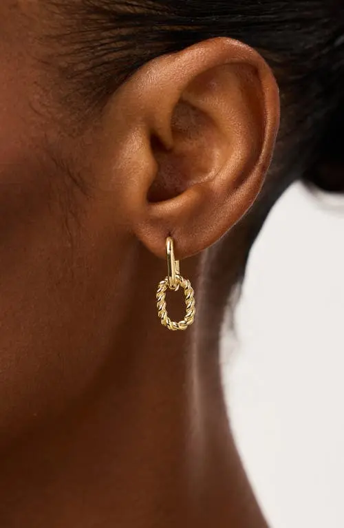 ANA LUISA Plated Double Mini Drop Earrings - Gold