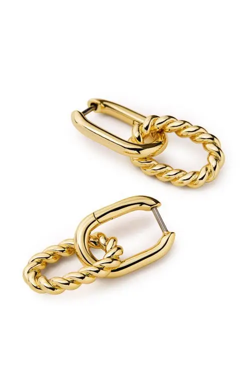 ANA LUISA Plated Double Mini Drop Earrings - Gold