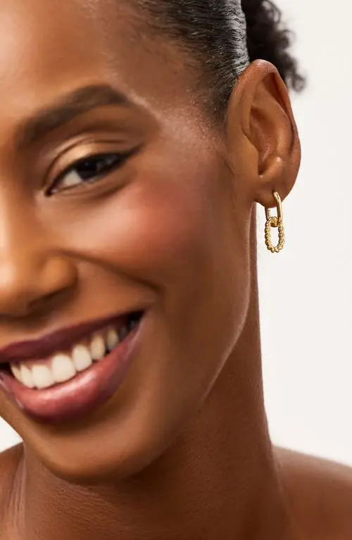 ANA LUISA Plated Double Mini Drop Earrings - Gold
