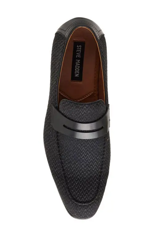 Steve Madden Jules Herringbone Penny Loafer
