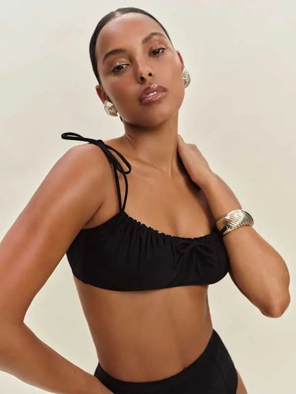 REFORMATION Kahiwa Bikini Top