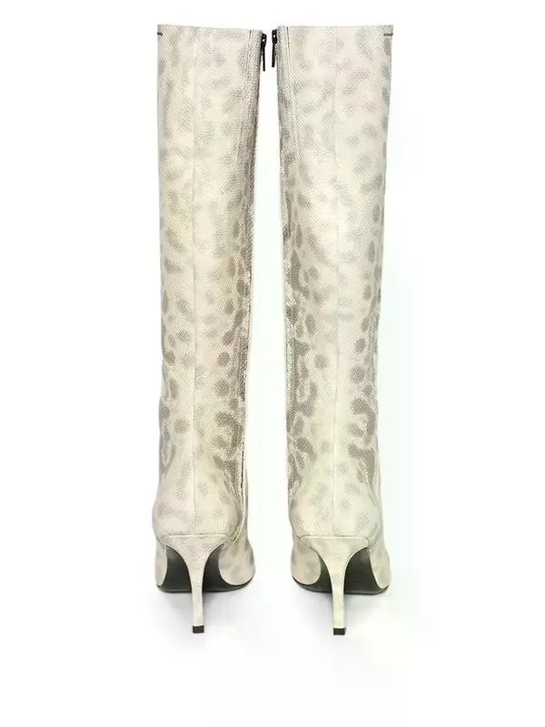Alexander Wang Vivica Leopard-print Knee-high Boots