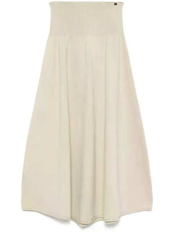 EXTREME CASHMERE X High-waisted Draped Skirt