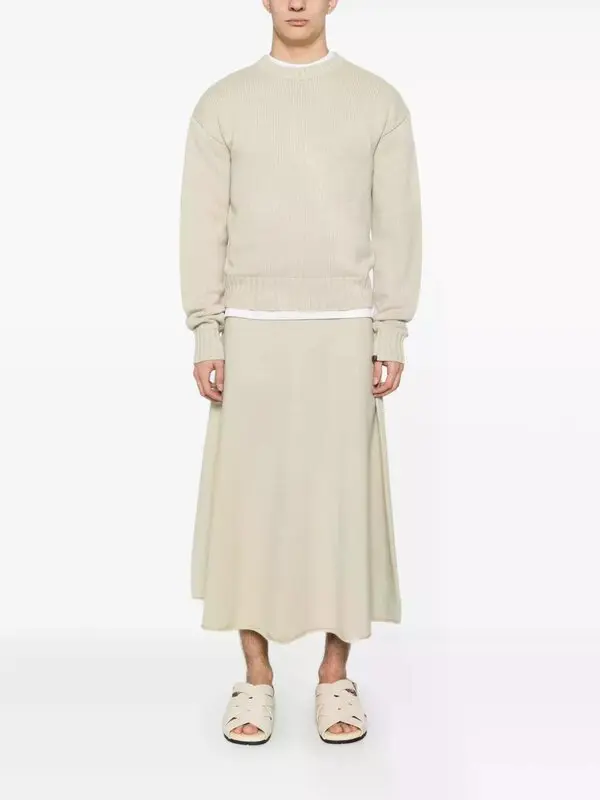 EXTREME CASHMERE X High-waisted Draped Skirt