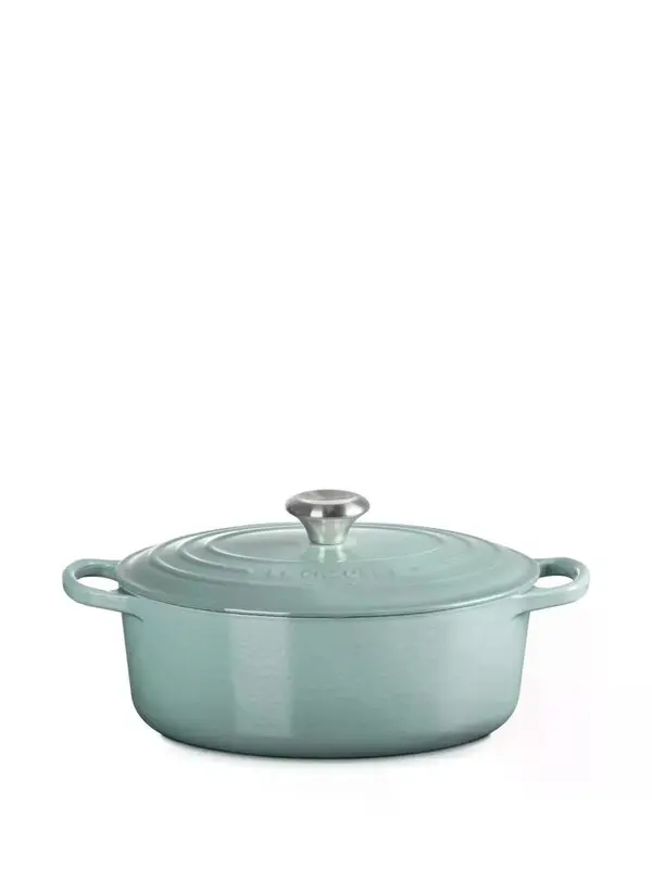 LE CREUSET Cocotte Cast Iron Round Casserole Dish - Blue