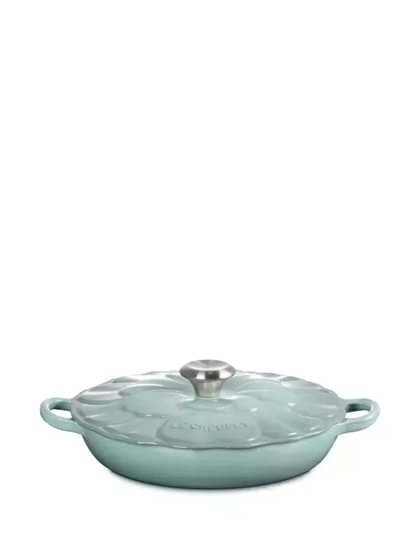 LE CREUSET Tegame Flower-shaped Casserole Dish - Blue