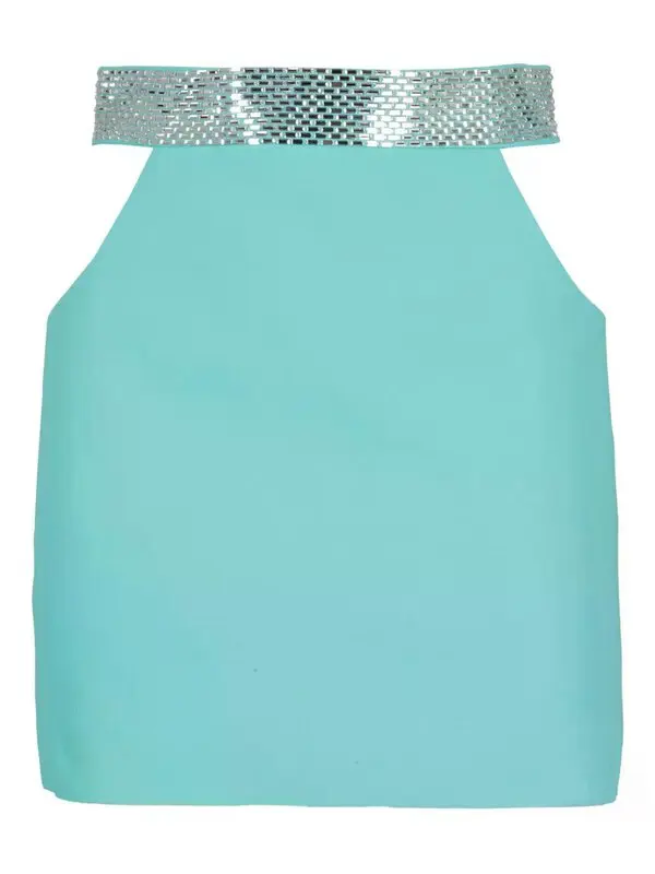 Giuseppe Di Morabito Satin Skirt - Blue