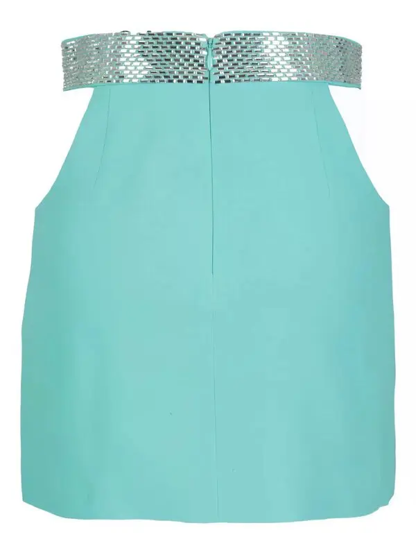 Giuseppe Di Morabito Satin Skirt - Blue