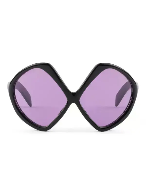 Prada Runway Oversized Sunglasses - Black