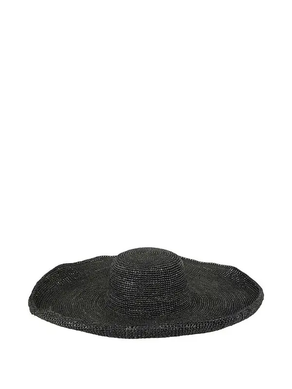 IBELIV Raffia Hat - Black