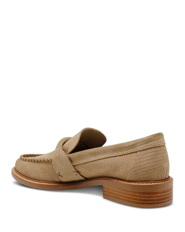 Free People Bedford Loafer Flats - Oiled Silt