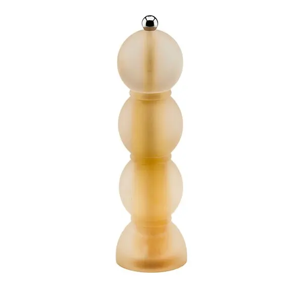 ADDISON ROSS Frosty Bobbin Salt Or Pepper Mill Grinder - Amber